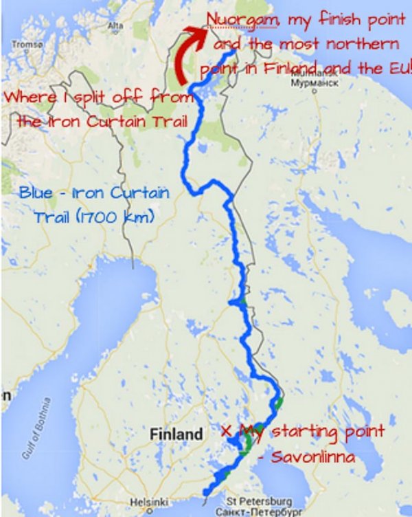 How to Cycle the Eurovelo 13 Alone Across Finland!